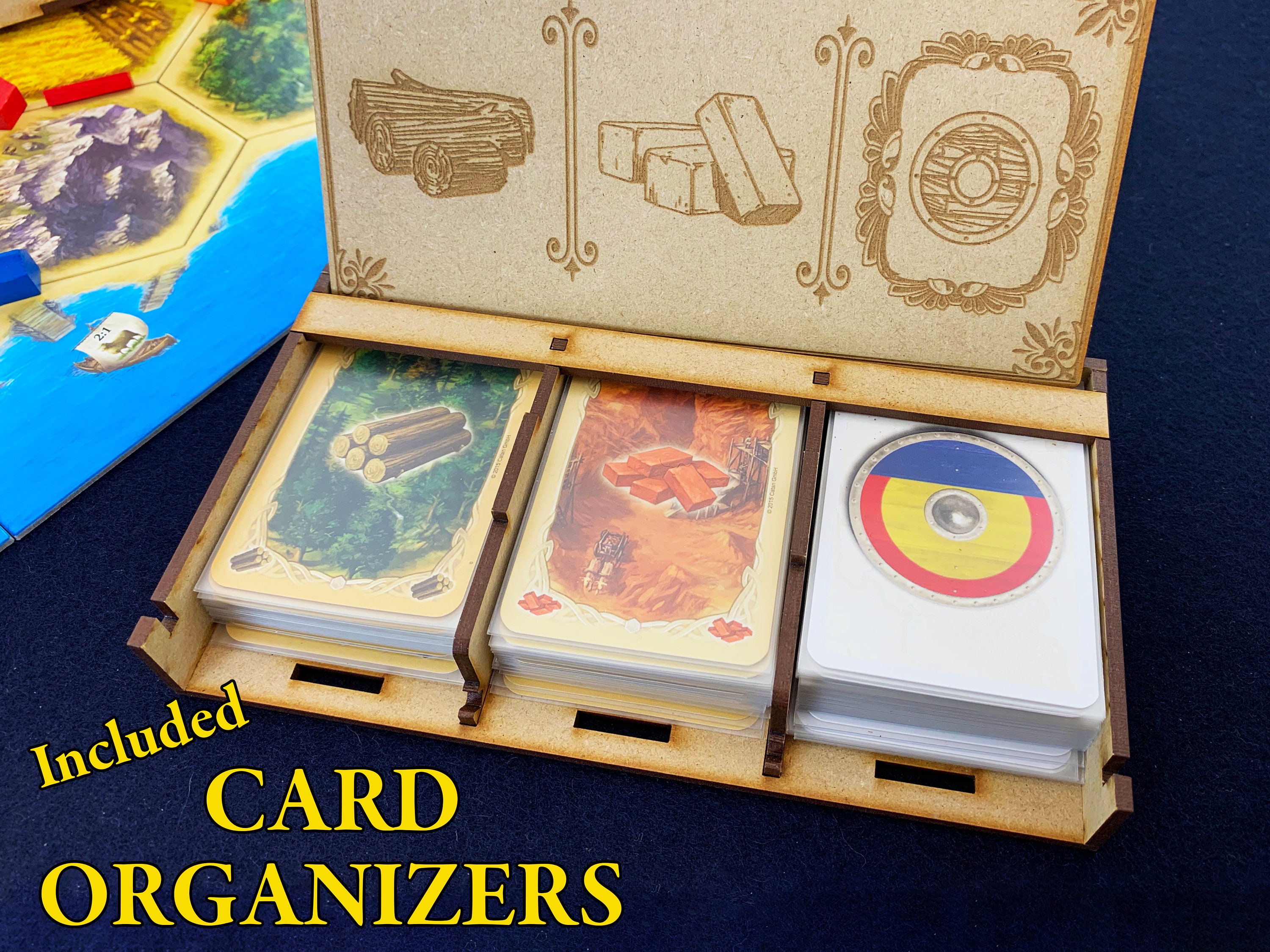 Catan Compatible Organizational Insert - Etsy Australia