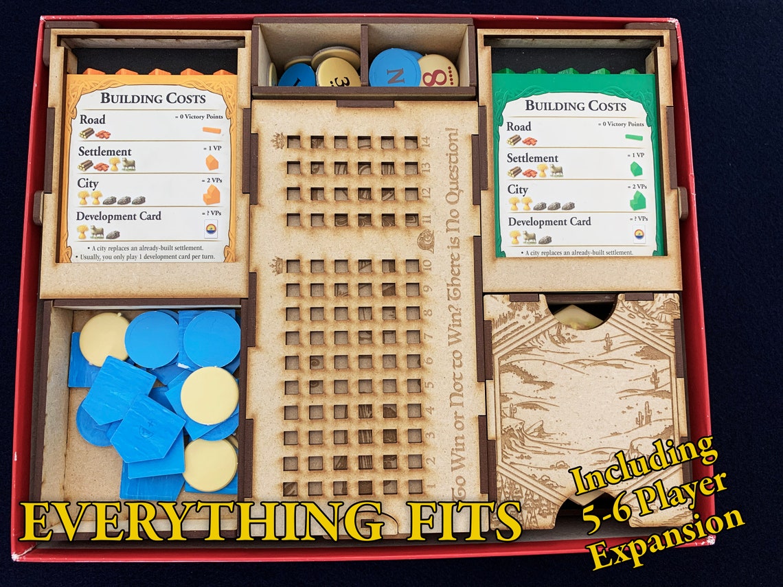 Catan Compatible Organizational Insert - Etsy