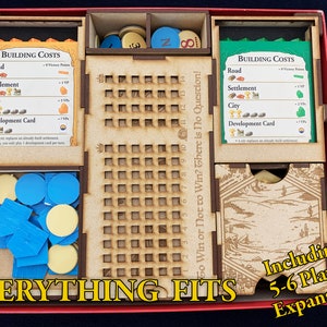 Catan Compatible Organizational Insert - 5th Edition - Etsy