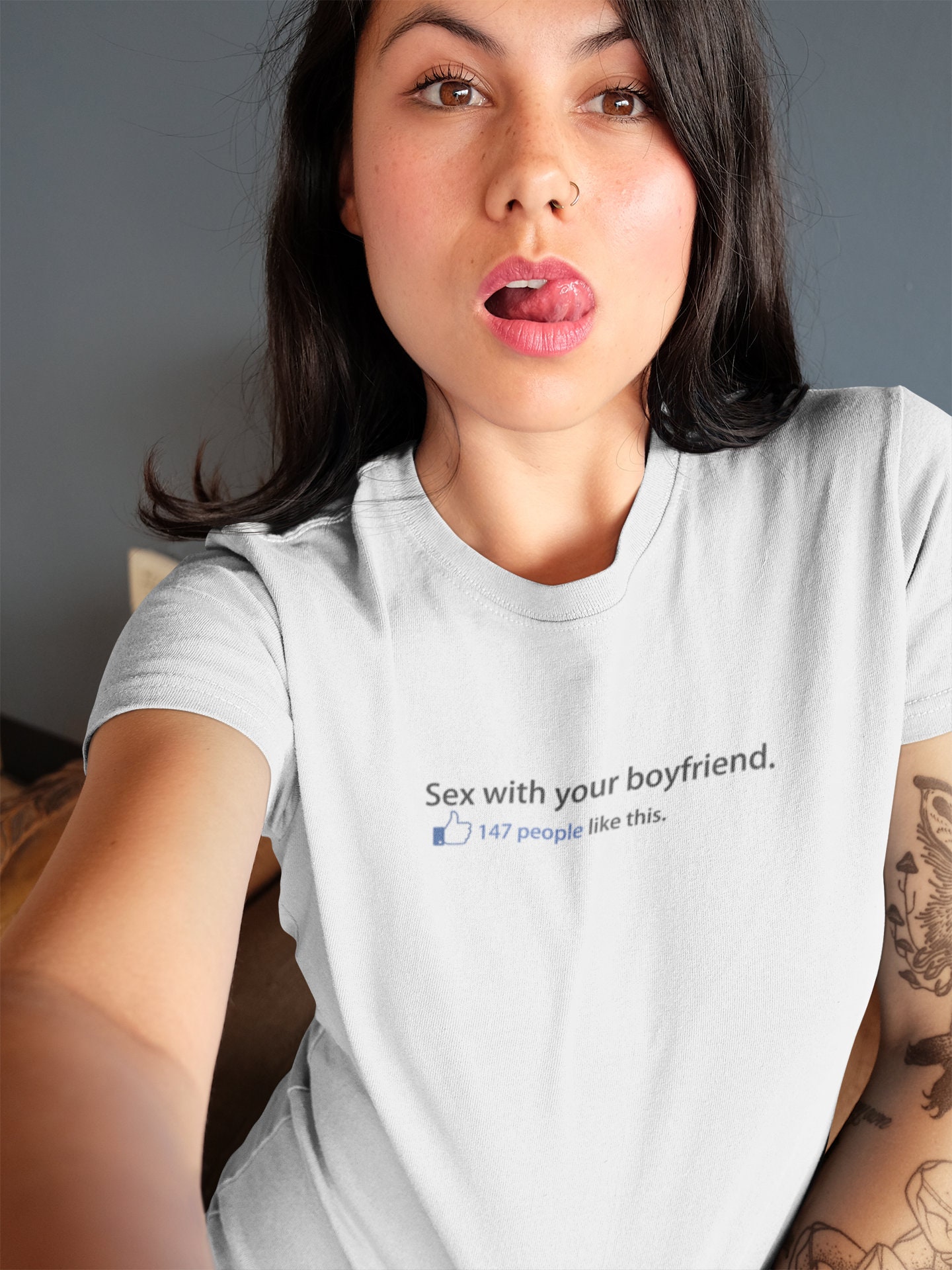 Sex With Your Boyfriend Shirt, T-shirt, Funny Shirt, Gift for Her, Gift ...