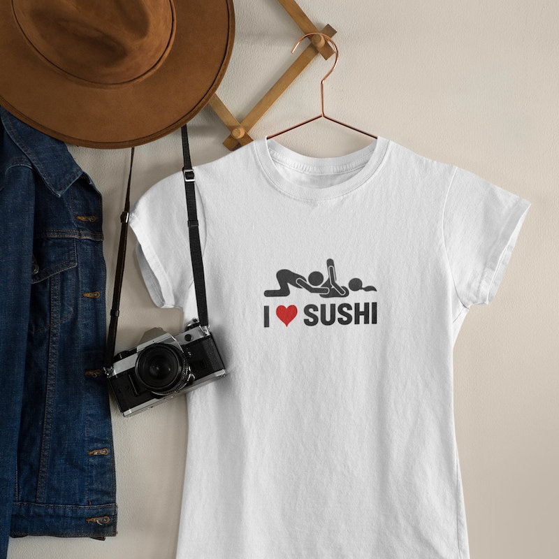 I Love Sushi Shirt - Etsy