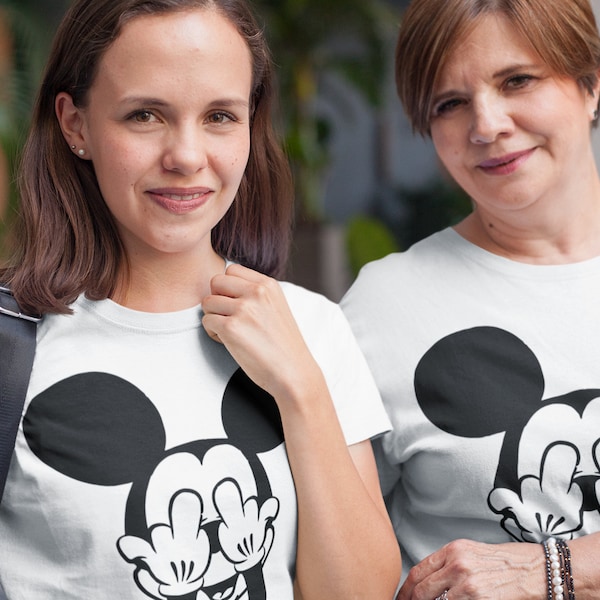 Mickey Middle Finger - Etsy