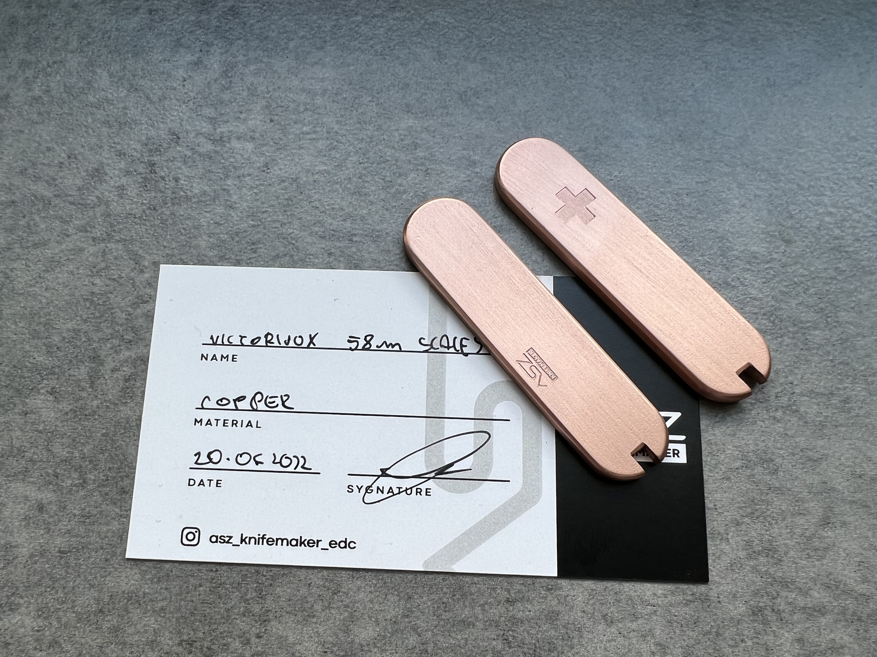 Victorinox 58mm Copper Scales - Etsy