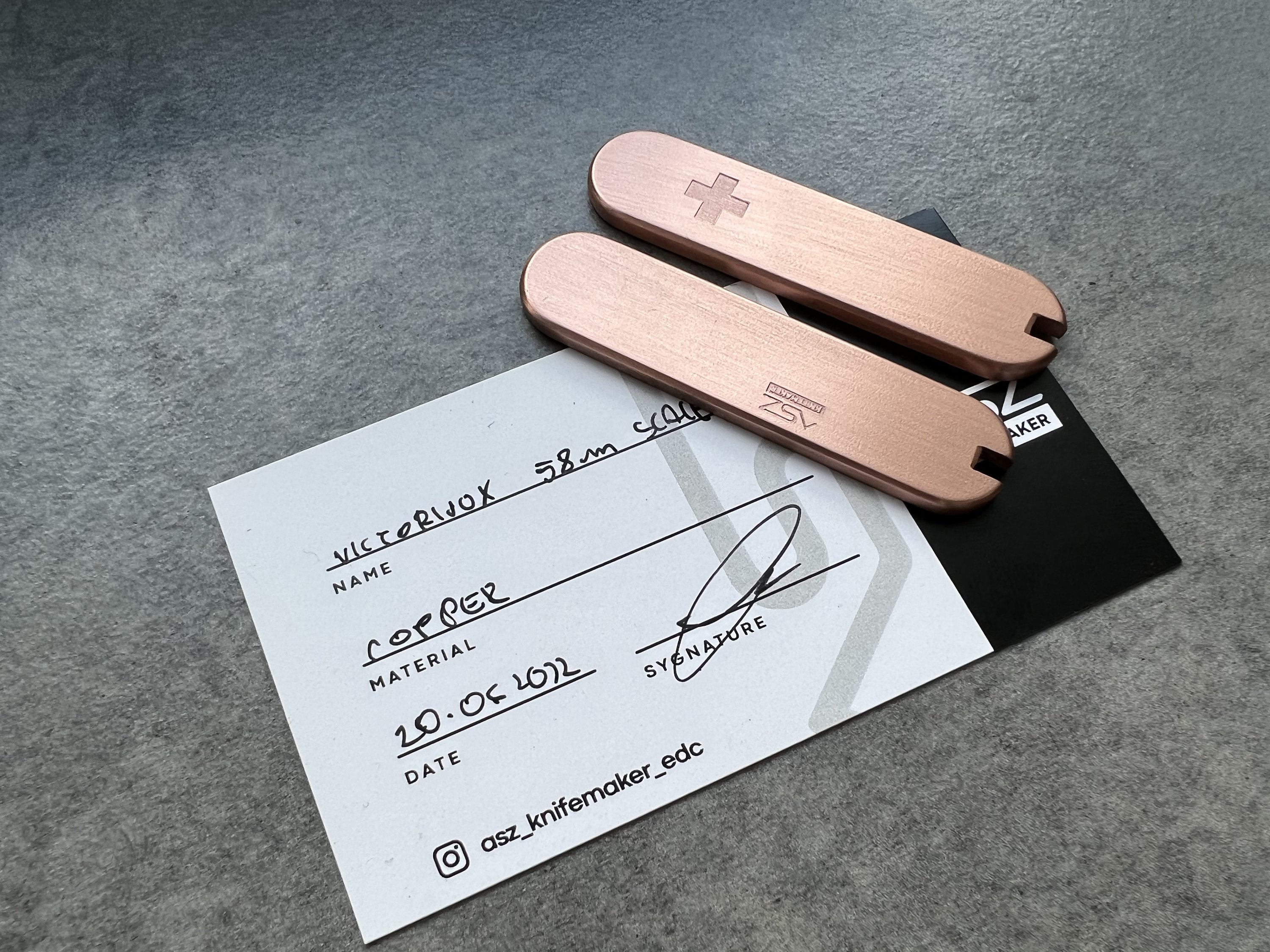 Victorinox 58mm Copper Scales - Etsy