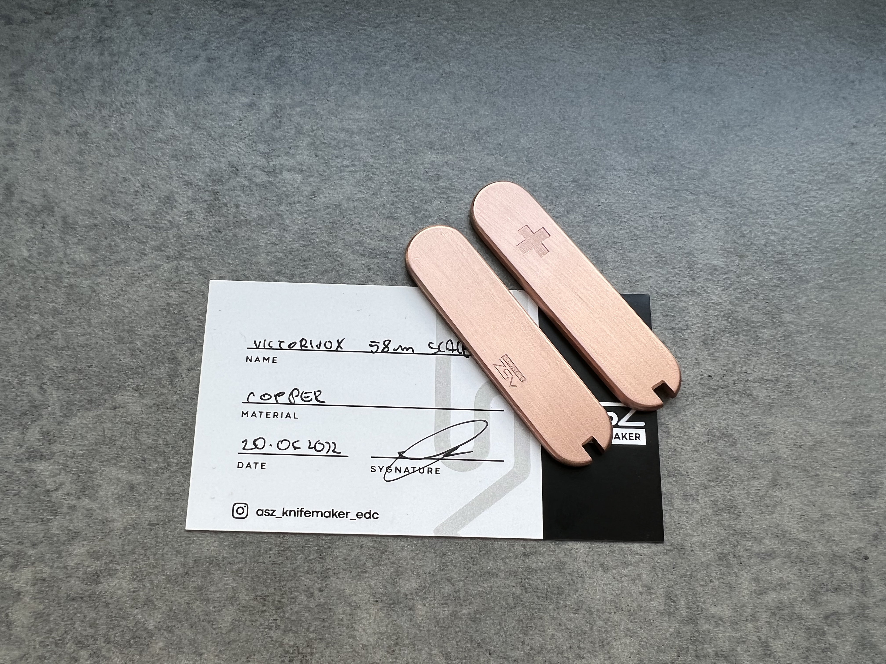 Victorinox 58mm Copper Scales - Etsy