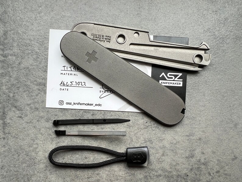 Victorinox 91mm Plus Titanium Scales - Etsy Canada