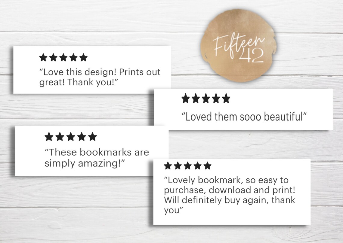 Printable Bookmarks Png Set of 2 Bookmarks Watercolour Digital ...