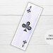 Printable Bookmarks Png PDF Set of 4 Bookmarks Playing Cards Bookmarks ...