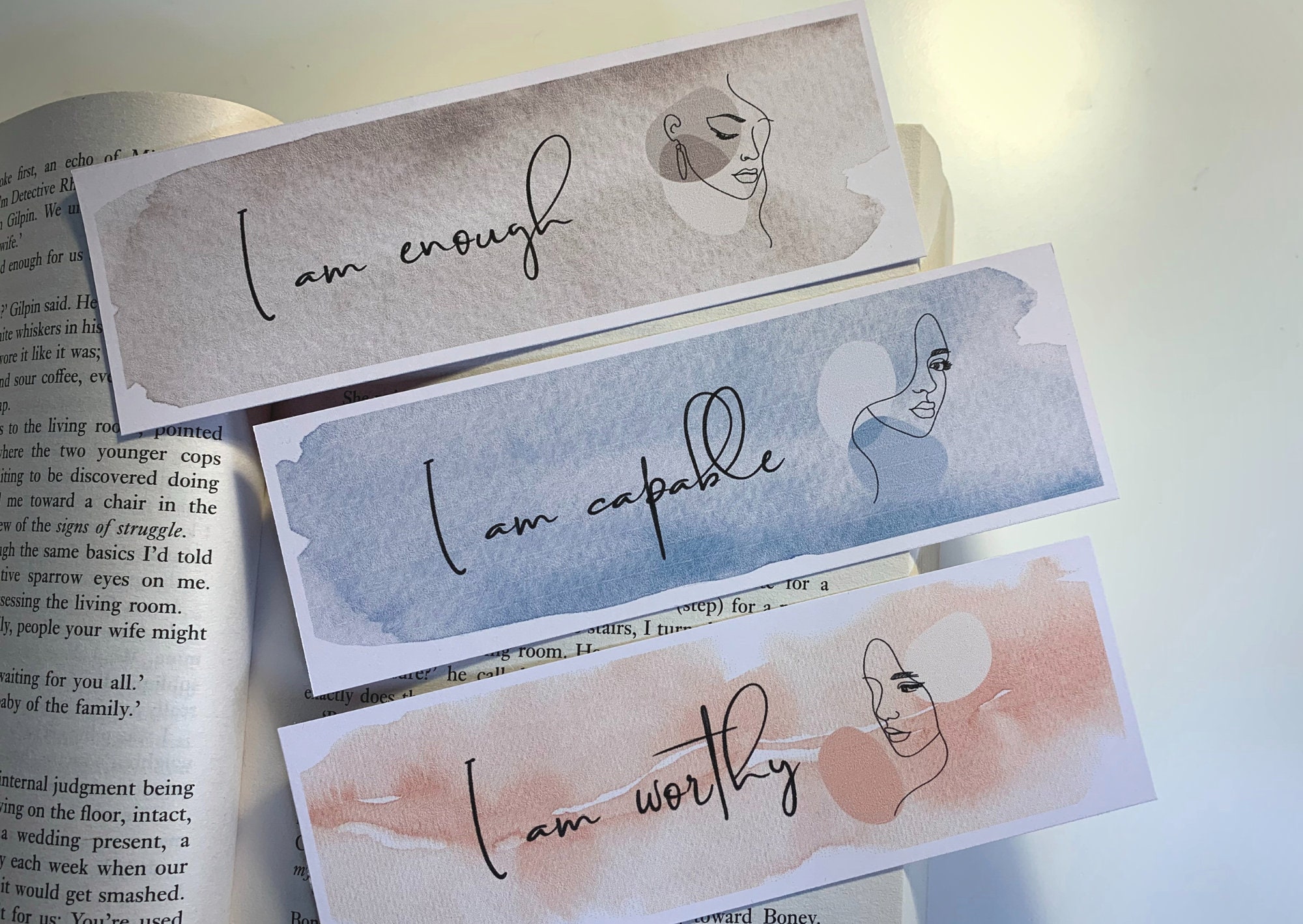 Printable Bookmarks PDF Affirmation Bookmarks Set of 3 - Etsy Canada