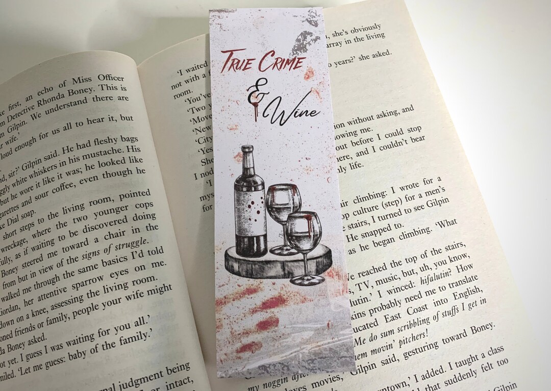 Printable Bookmark Png True Crime Bookmark Sublimation - Etsy
