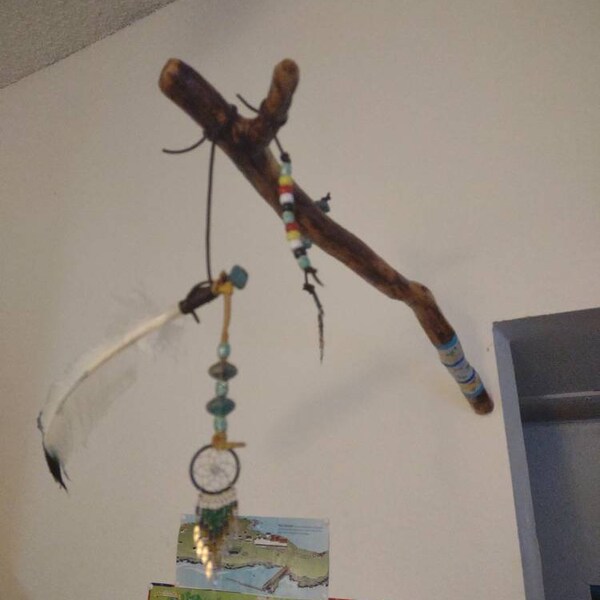 Native American Talking Stick - Etsy