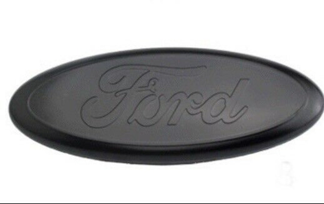 9 Oval Ford Badge Emblem Black/black - Etsy
