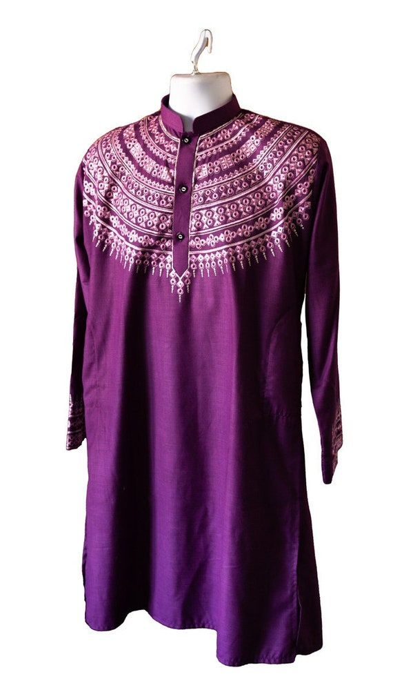 Purple Pakistani Thobe | Etsy
