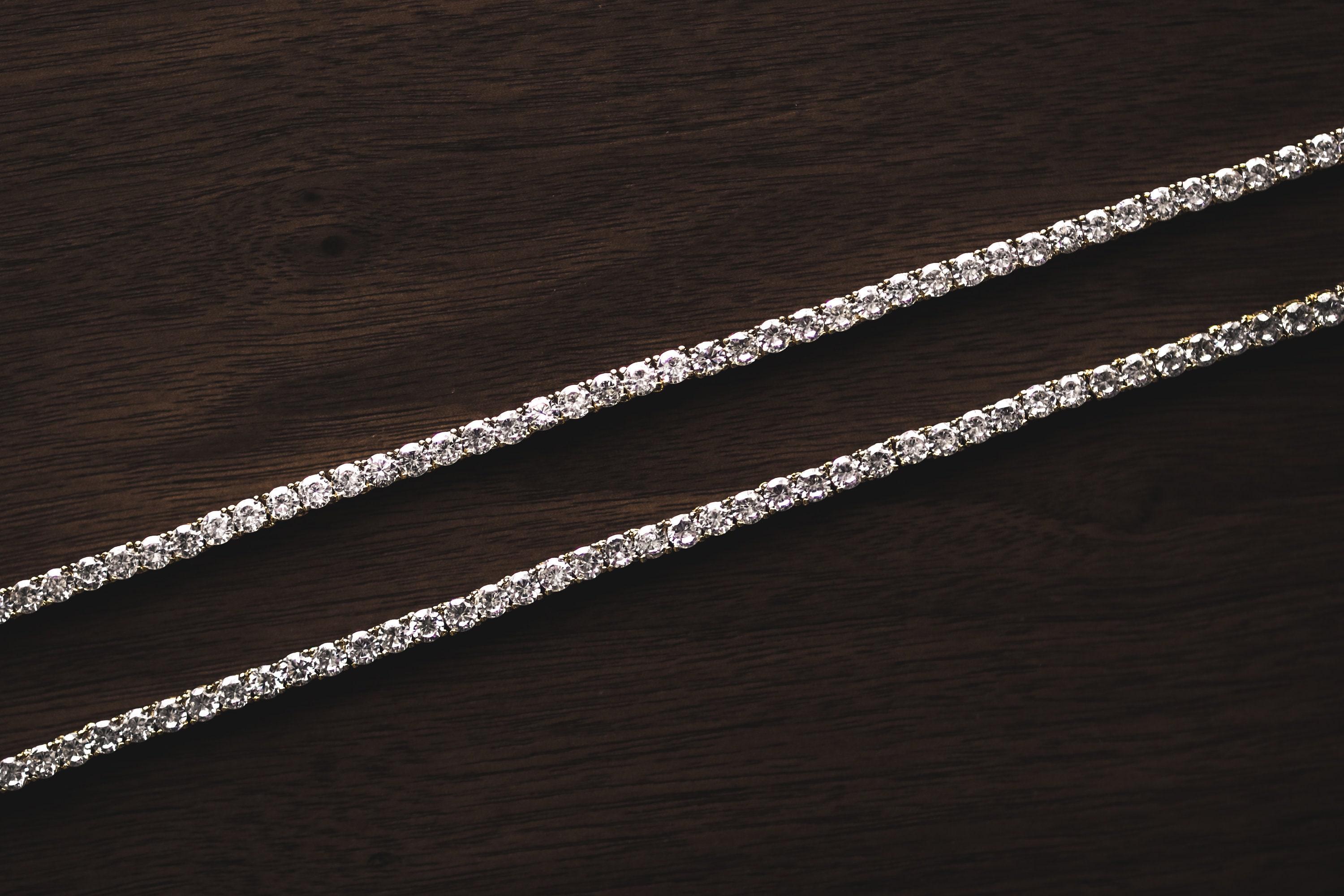 Iced Out Gold Tennis Necklace Men's Necklace Iced Out - Etsy