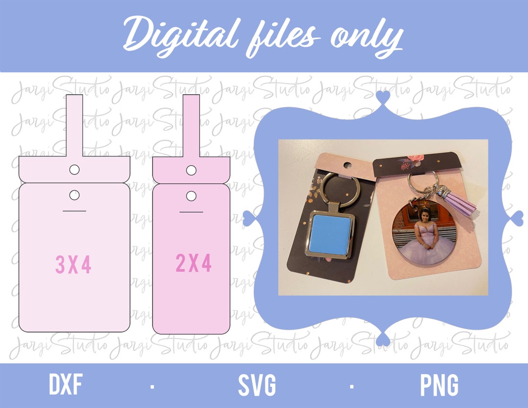 Keychain Card Design - Digital Download - SVG PNG DXF - Etsy