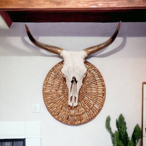 Corriente Steer Skull Western Home Accent Rustic Cowboy Heirloom 544 - Etsy