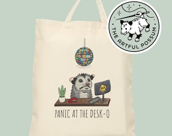 Panic at the Desk-o-possum Disco Possum Hand Embroidery PDF Template ...