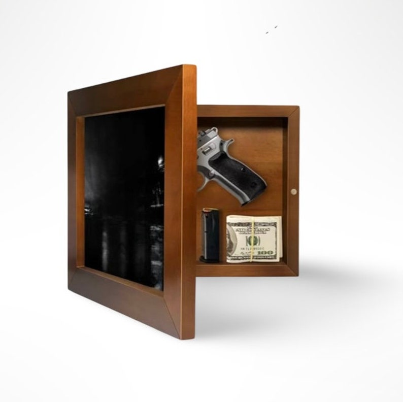 Custom Made Personalized Hidden Gun Storage. Personalized Picture Frame ...