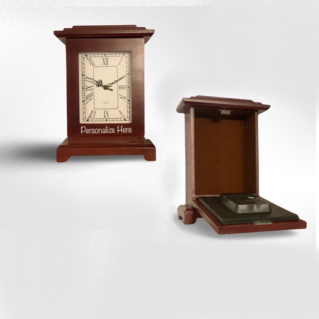 Large Personalized Hidden Gun Storage. Peacekeeper. Clock Concealment ...