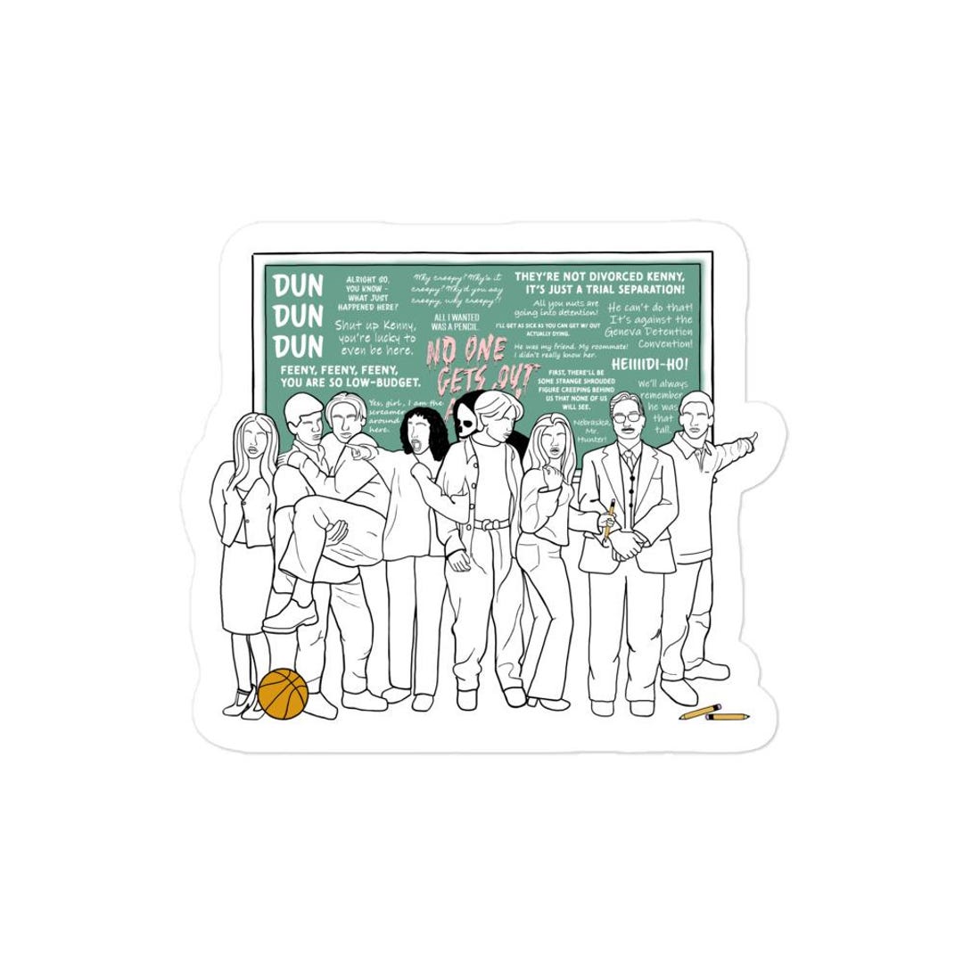 Bmw | Dun Dun Dun Sticker | Minimalist Style Sketch Art Shawn Hunter Mr ...