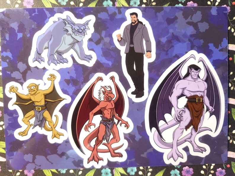Gargoyles Clan 90's Sticker Sheet - Etsy