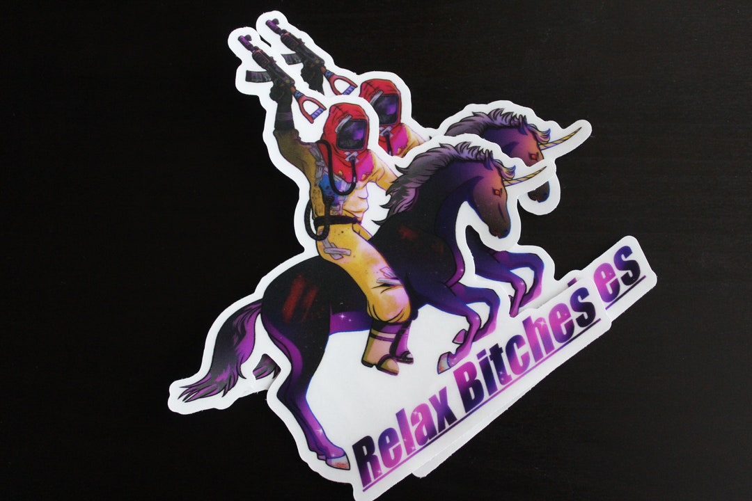 Rust Game Relax Vinyl Sticker - Etsy Canada