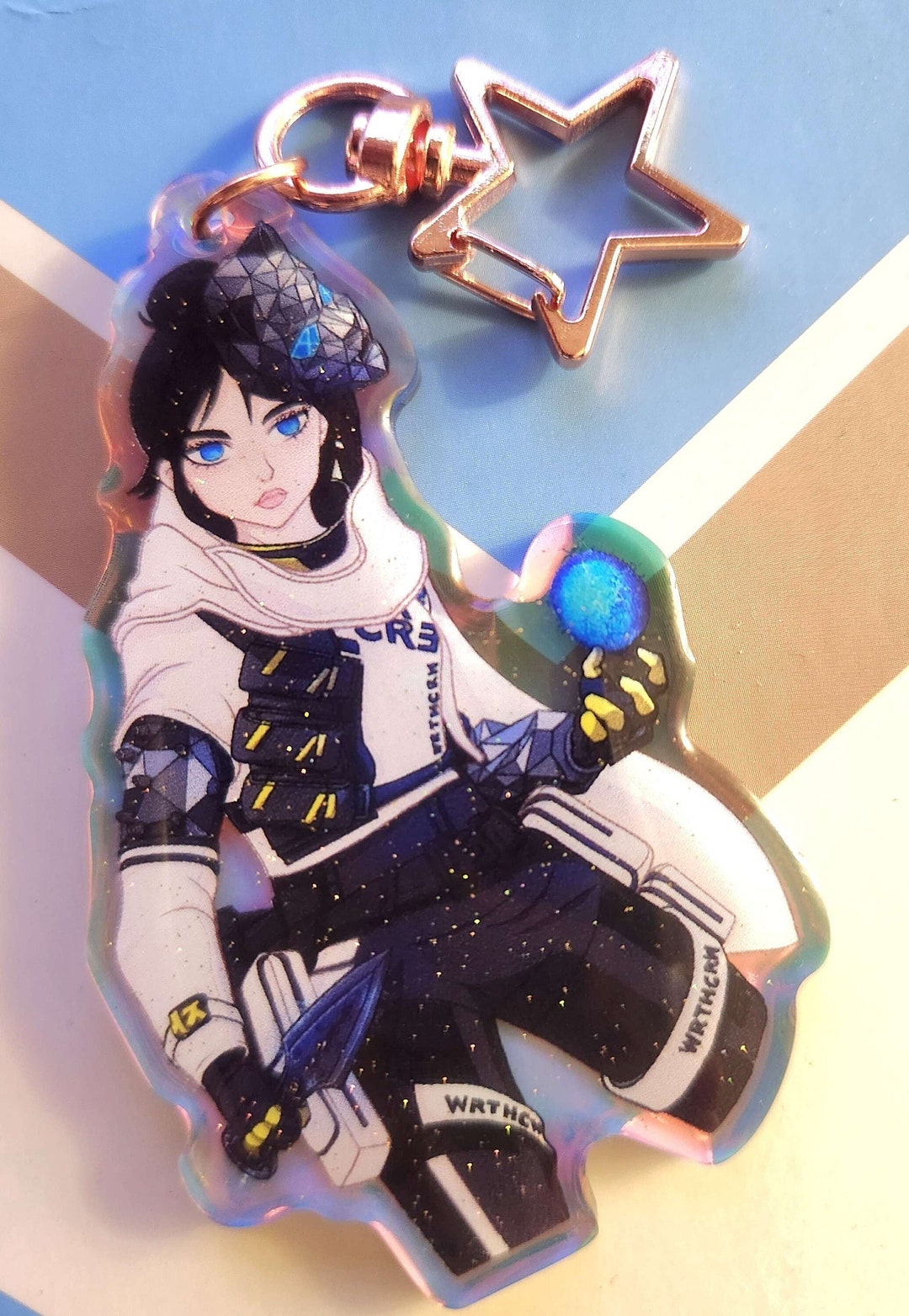 AL Wraith Rainbow Acrylic Keychain - Etsy