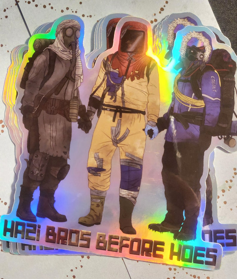 Rust Hazi Bros Sticker - Etsy