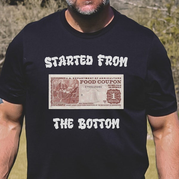 Food Stamp Started From the Bottom Png - Etsy