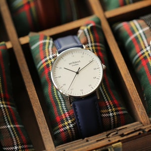 Men's Personalised Watch Custom Handwriting or Modern Font Engraving ...