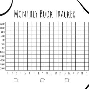 Monthly Coloring Book Tracker - Etsy