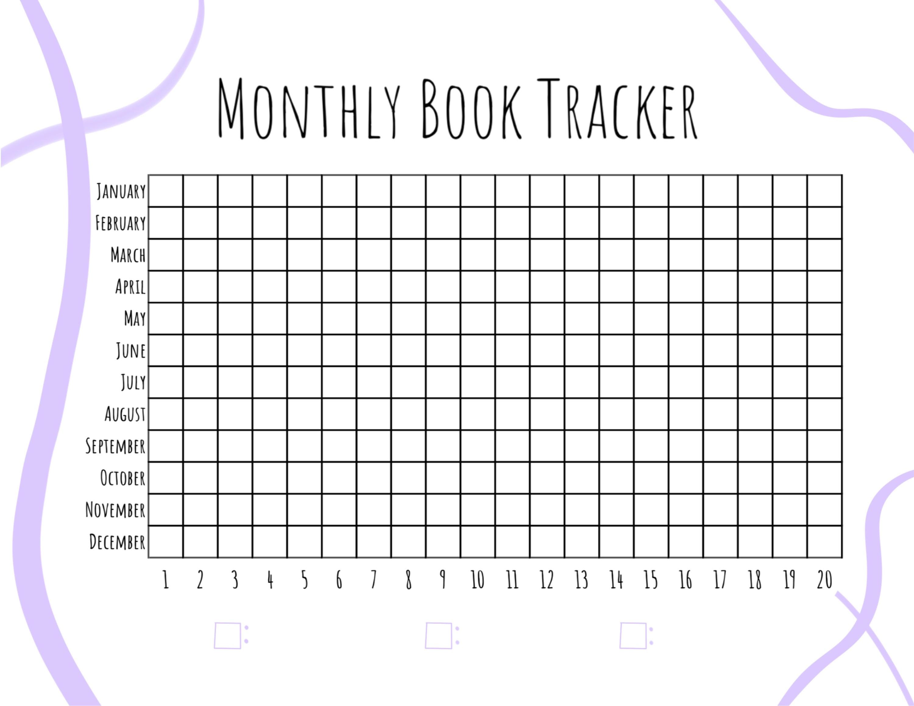 Monthly Coloring Book Tracker - Etsy