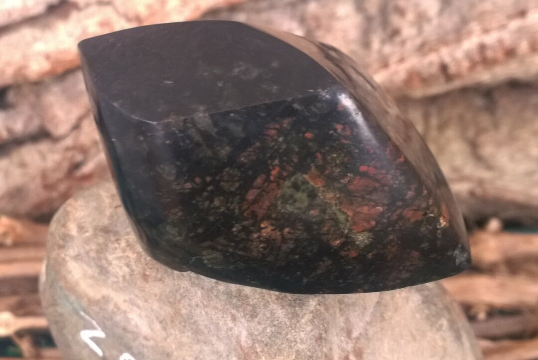 Black Nephrite Jade With Flowers and Phantom - Etsy