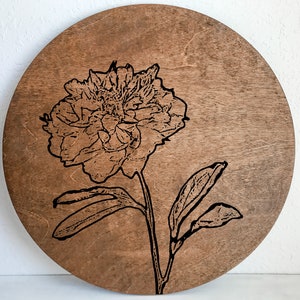 Floral Round Laser File - Engraving Laser File - Floral Laser File ...