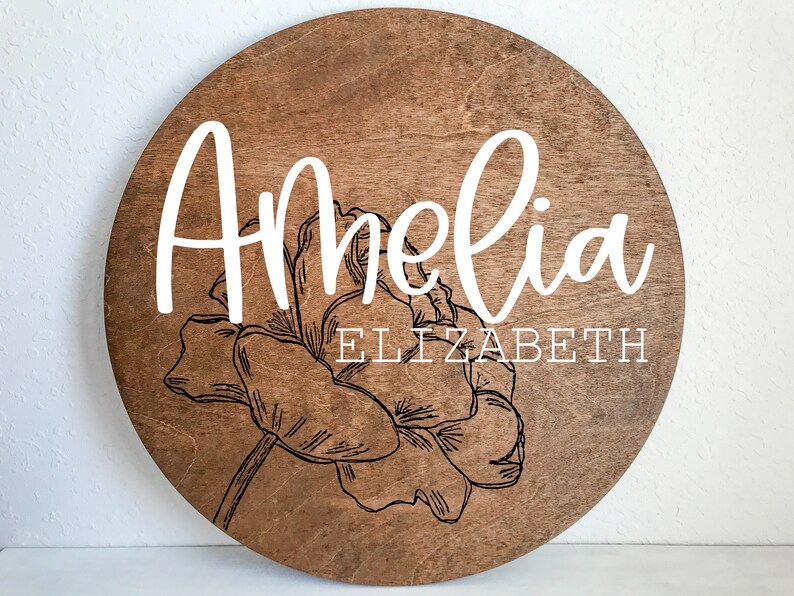 Floral Round Laser File Engraving Laser File Floral Laser - Etsy