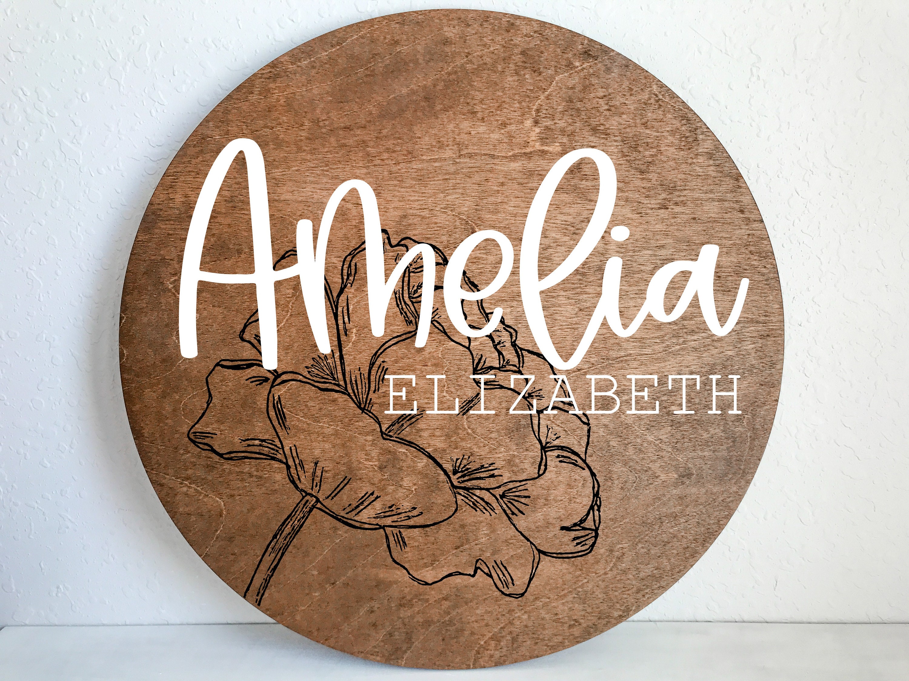 Floral Round Laser File Engraving Laser File Floral Laser - Etsy