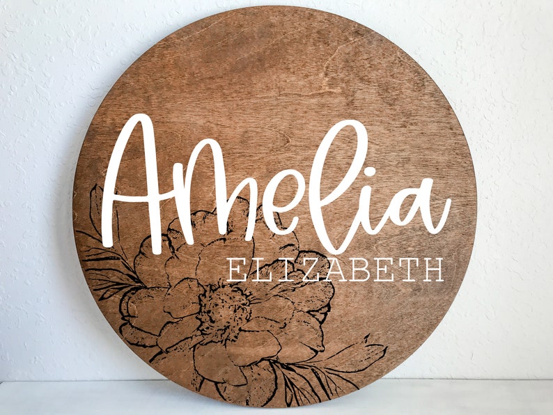 Floral Round Laser File Engraving Laser File Floral Laser - Etsy
