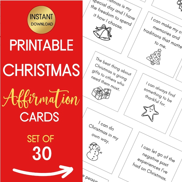 Affirmation Cards Printable - Etsy