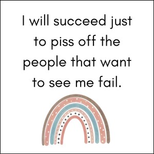 Sweary Affirmation Cards, Sassy Affirmations, Badass Affirmation Deck ...