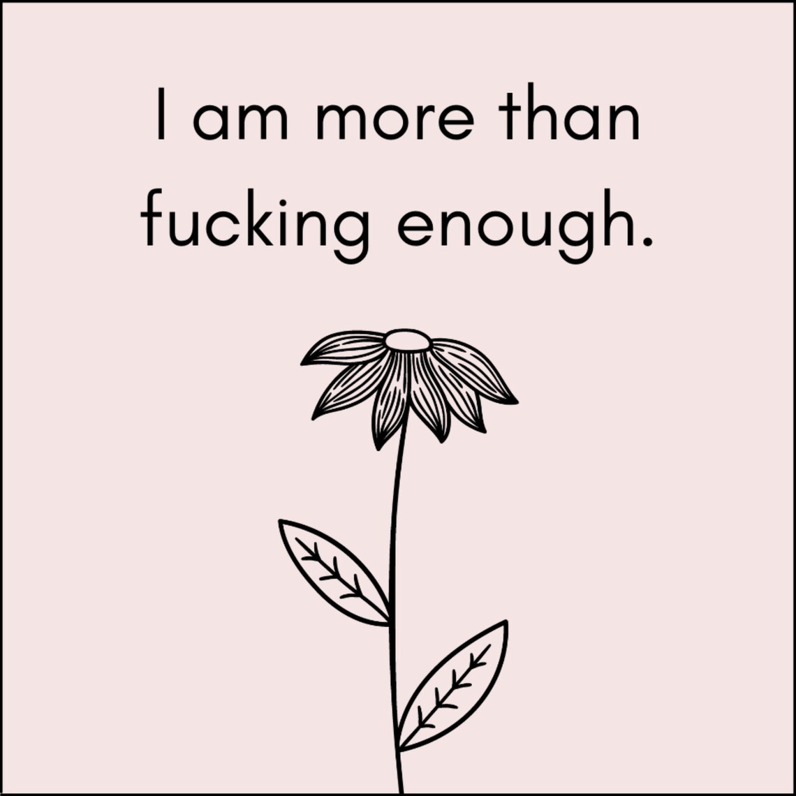 Sweary Affirmation Cards Sassy Affirmations Badass - Etsy