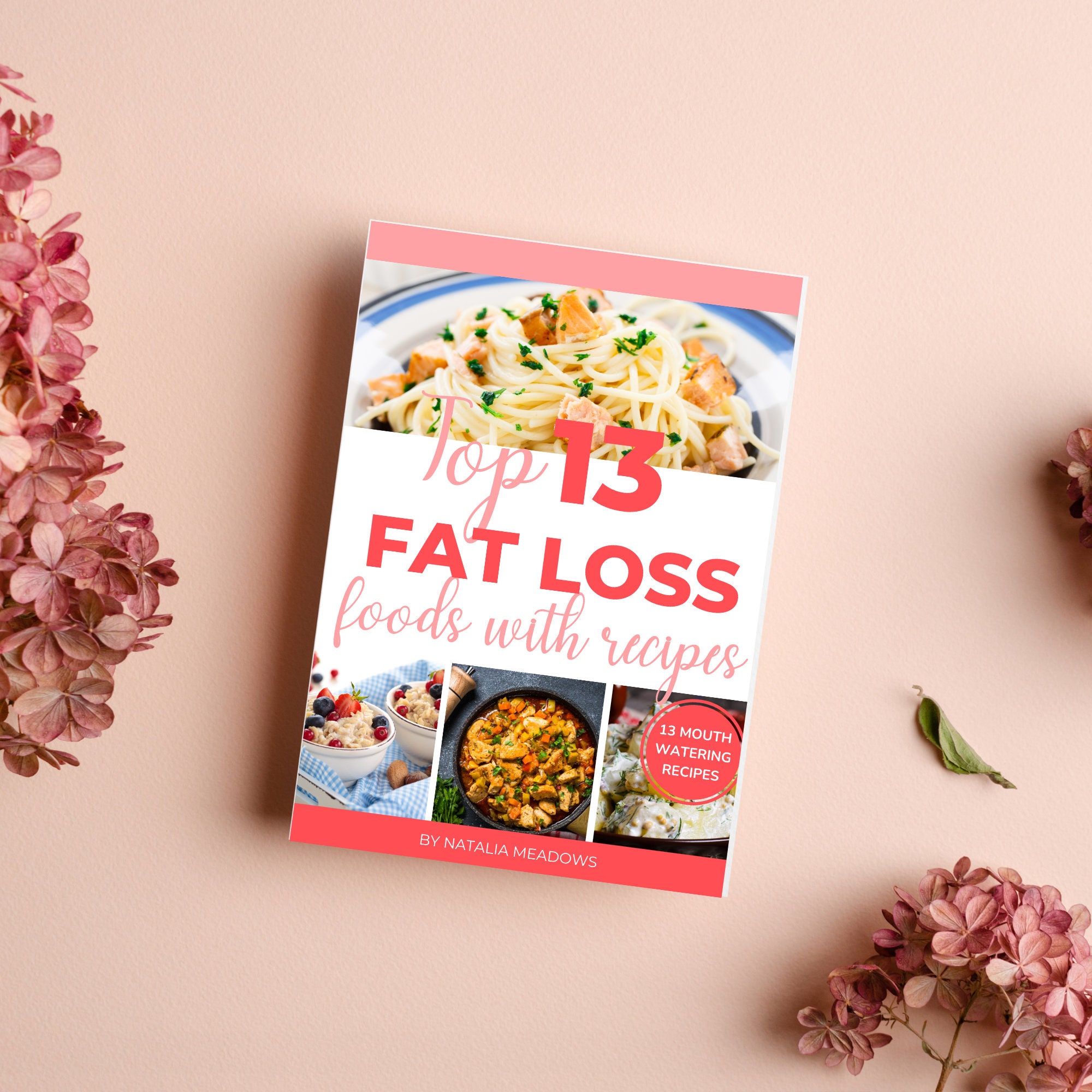 Fat Loss Cookbook, Printable Recipe Book for Losing Weight, Digital ...
