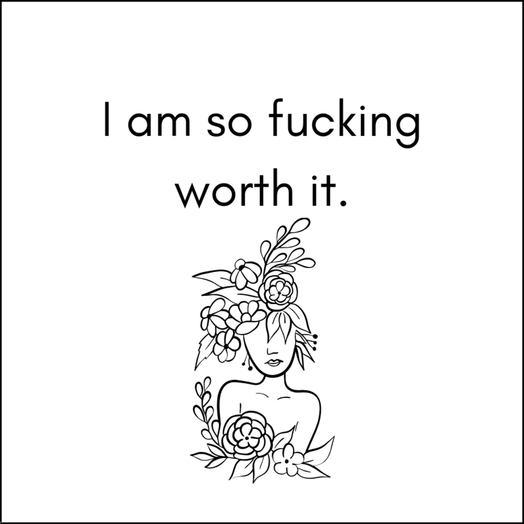 Vulgar Affirmation Cards, Sassy Affirmations, Badass Affirmation Deck ...