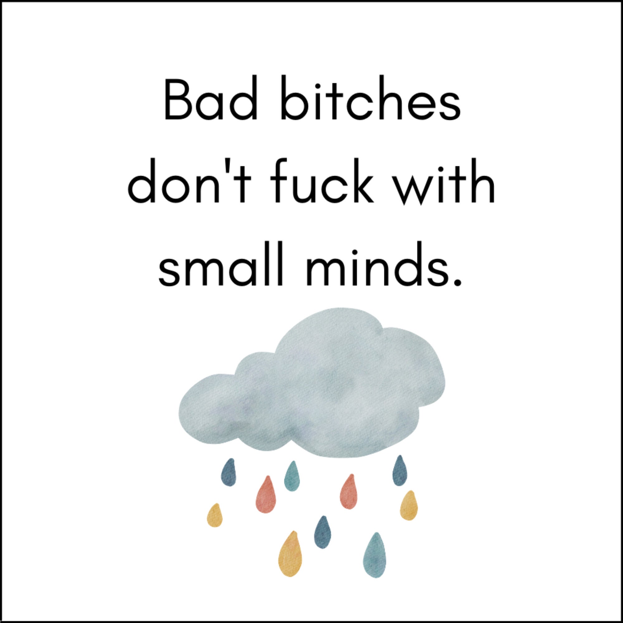 Sweary Affirmation Cards Sassy Affirmations Badass - Etsy Australia