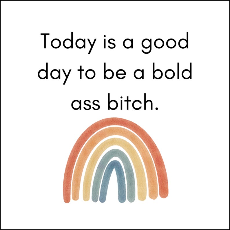 Sweary Affirmation Cards, Sassy Affirmations, Badass Affirmation Deck ...