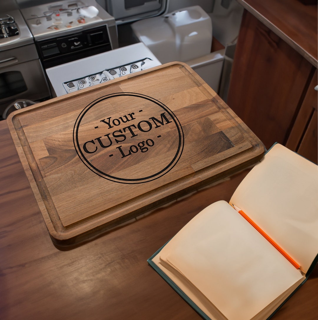 Personalized Logo Cutting Board, Custom Logo Board, Engraved Cutting ...