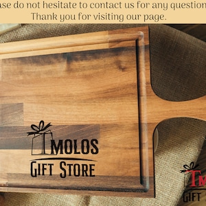 Custom Logo Board, Logo Cutting Board, Engraved Logo Board, Custom ...