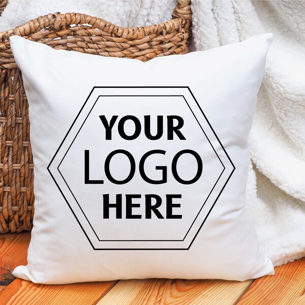 Business Logo Pillow - Etsy