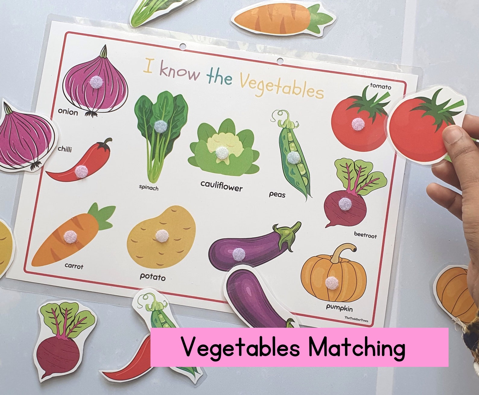 Preschool Curriculum, Fruits and Vegetables Sort, Toddler Busy Book ...