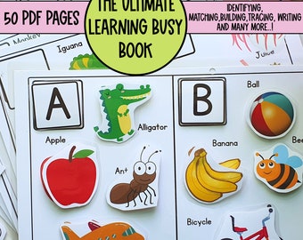 Toddler Busy Book Pages,fruits and Vegetables Sorting,preschool ...
