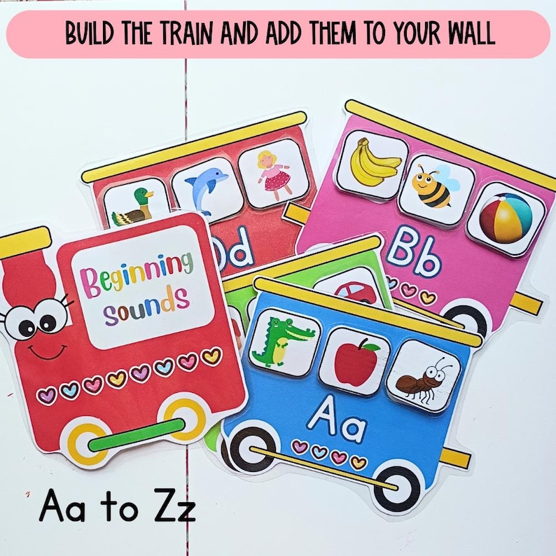 Beginning Sounds Activity, Preschool Curriculum, Interactive Wall ...